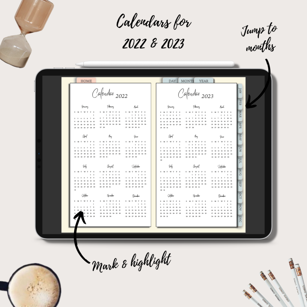 Mom’s Yearly Planner 2022-2023 | Digital Planning | Candy - BlancPlanner
